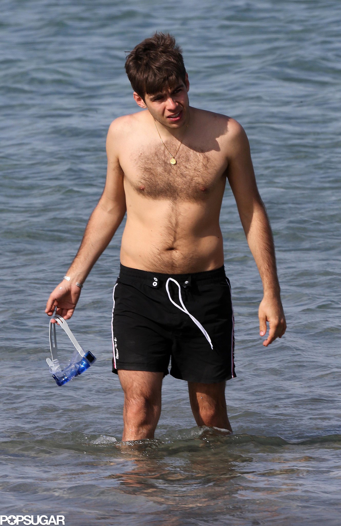 James Righton waded into the water. | New Pictures: Keira Knightley and ...
