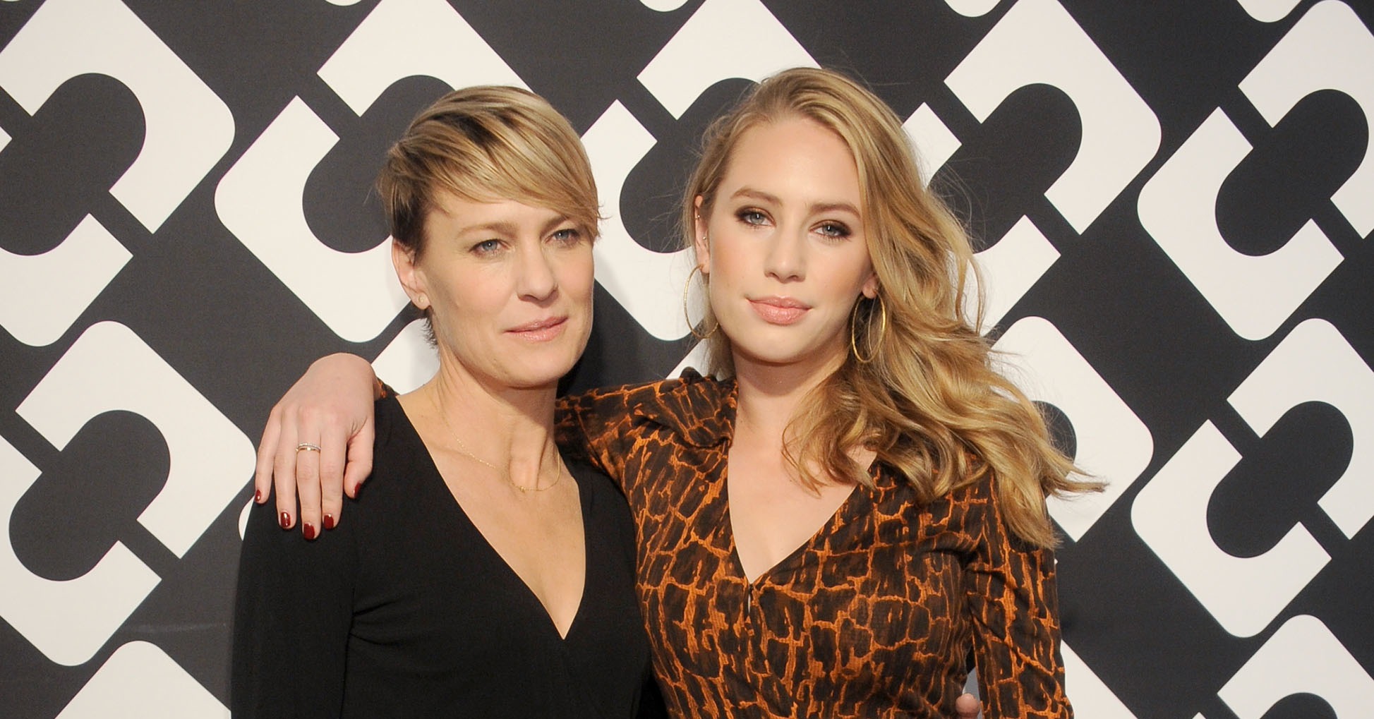 Newly Engaged Robin Wright Attended With Daughter Dylan Penn Fashion Proof Hollywood Loves