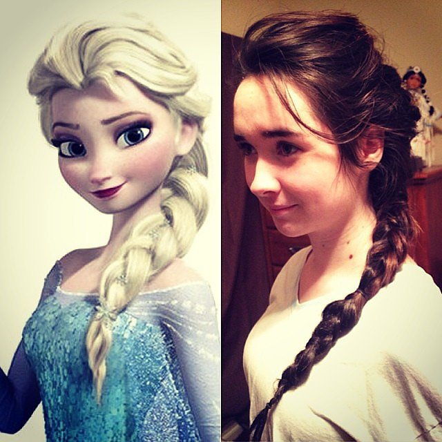 How to Do Your Hair Like Anna and Elsa From Frozen | POPSUGAR Moms