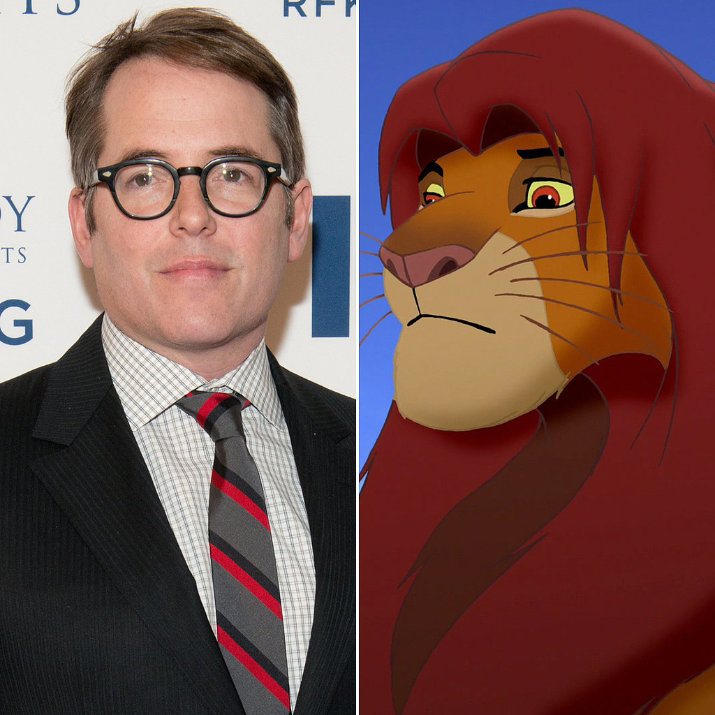 Matthew Broderick: Adult Simba in The Lion King | Disney Characters You ...